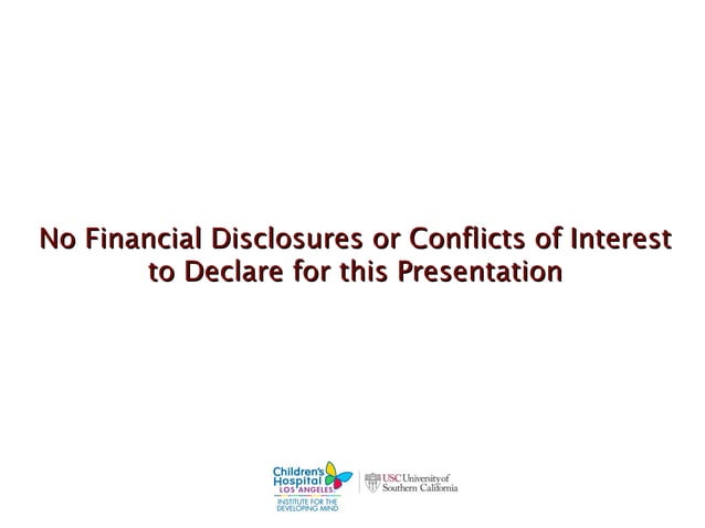 Pat Levitt: Neurodevelopmental Disorder Heterogeneity, Brain ...