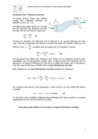 ΣΗΜΕΙΩΣΕΙΣ ΘΕΩΡΙΑΣ ΡΕΥΣΤΩΝ / ΨΗΦΙΑΚΑ ΕΚΠΑΙΔΕΥΤΙΚΑ ΒΟΗΘΗΜΑΤΑ | PDF