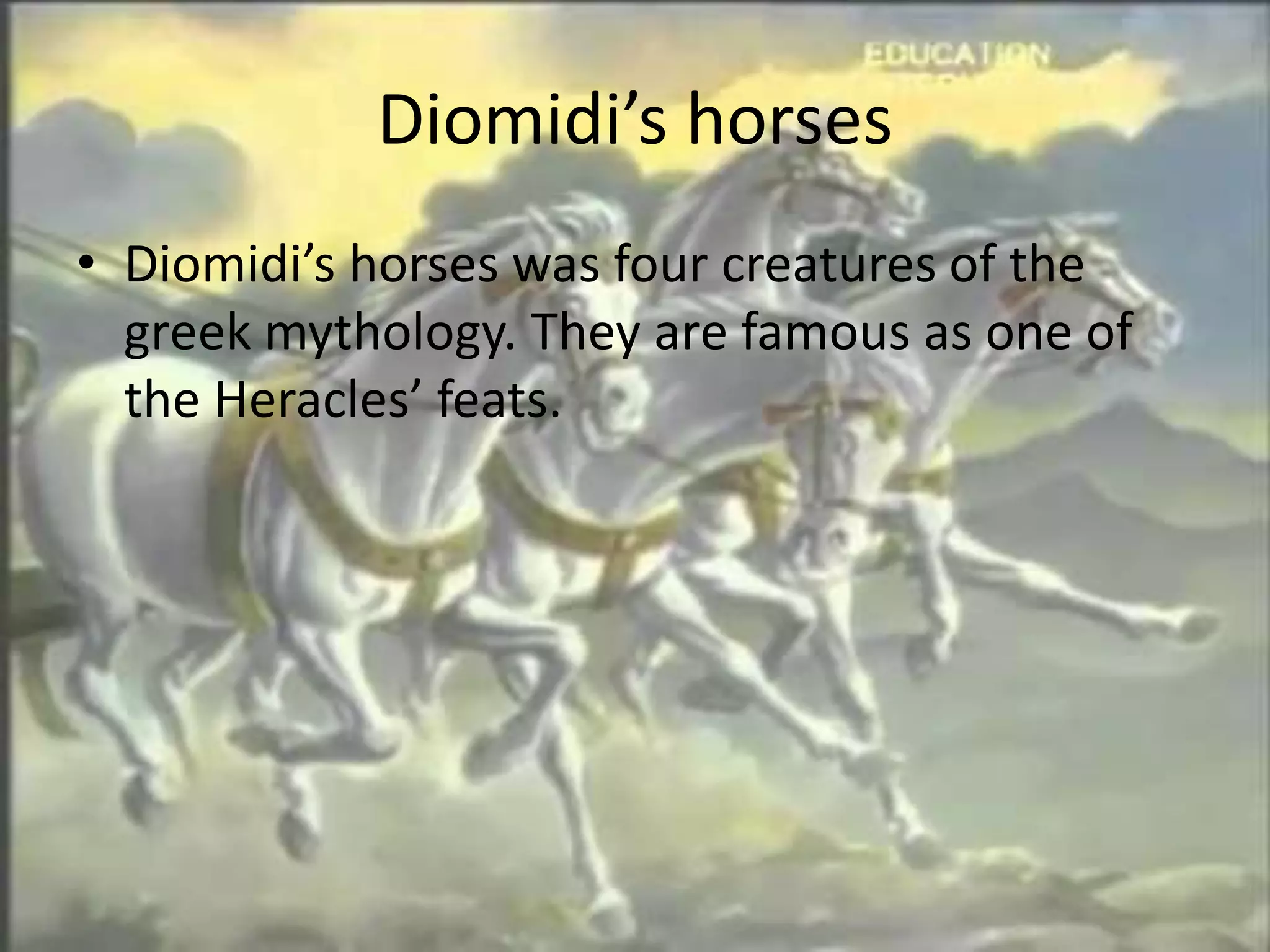 The horse in the mythology! | PPTX