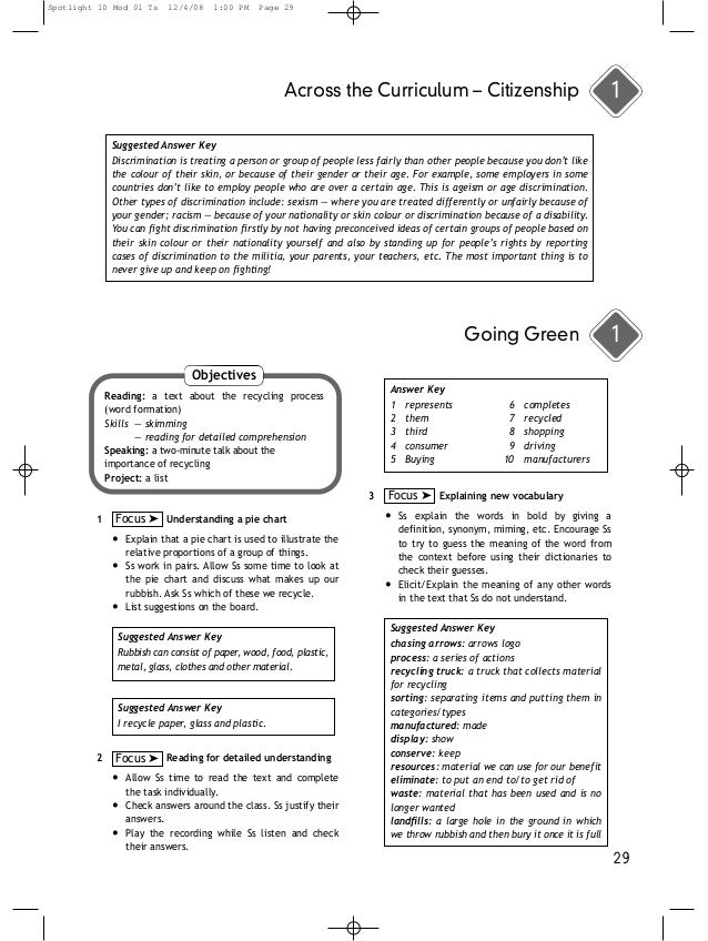 Spotlight 10 Workbook Pdf - leadingeastern