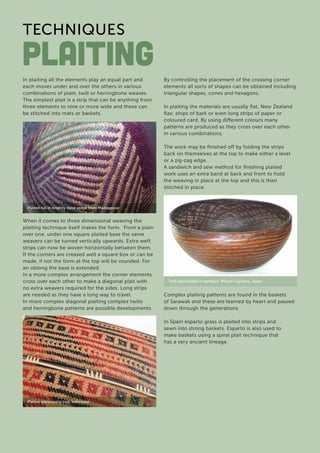 바구니직조기법 총람 | PDF | Needlework | Arts and Crafts