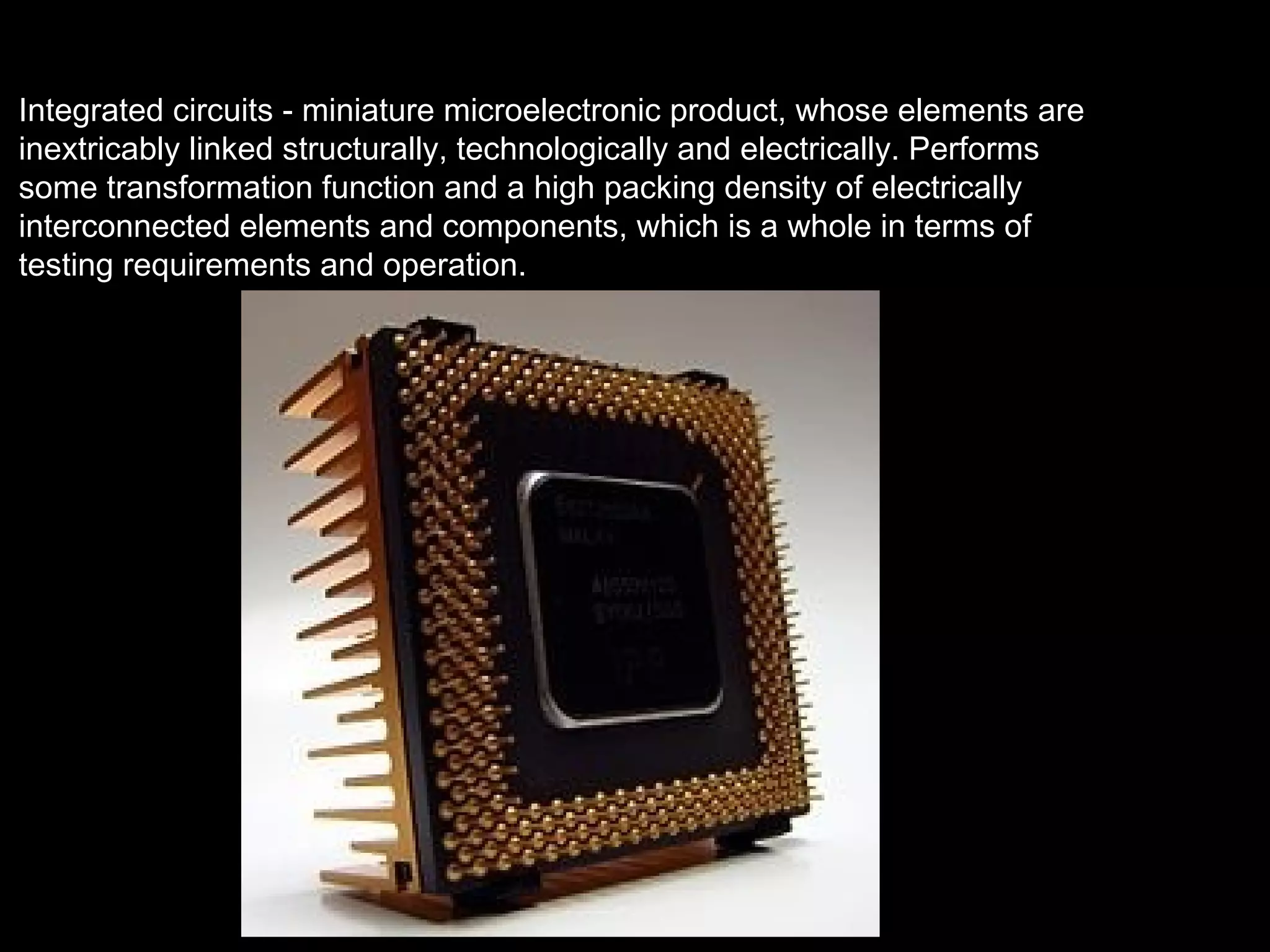 Topology of integral circuit | PPT