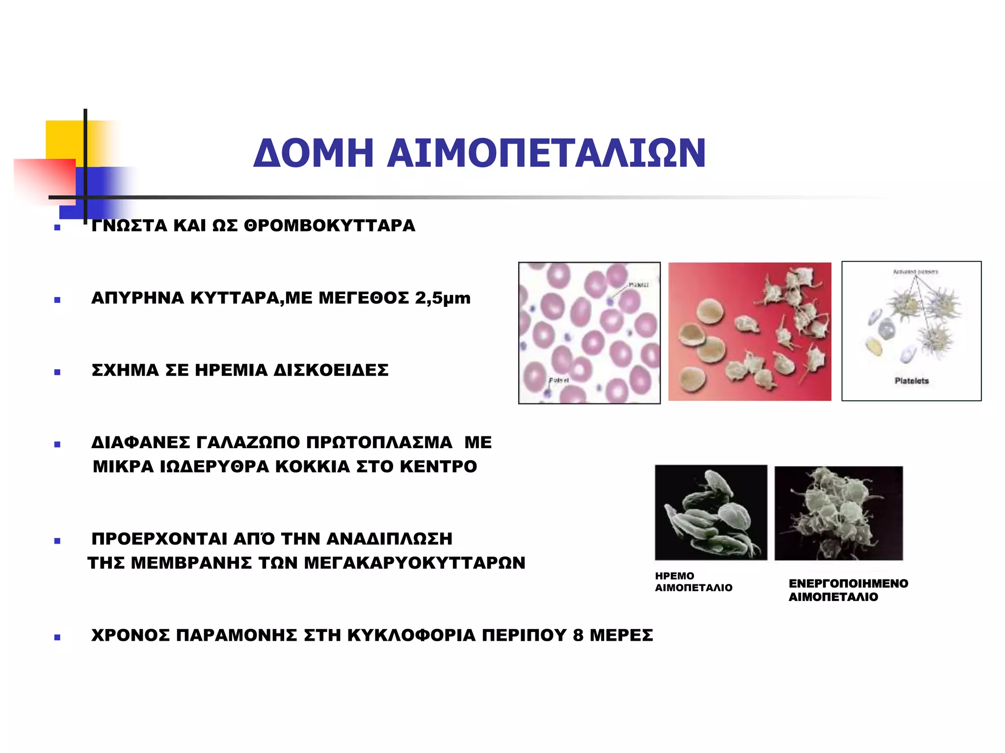 ΠΑΘΟΦΥΣΙΟΛΟΓΙΑ ΑΙΜΟΣΤΑΣΗΣ | PPTX