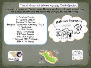 "ΜΑΘΗΤΩΝ ΕΠΙΧΕΙΡΕΙΝ" ΣΧΟΛΙΚΟ ΕΤΟΣ 2014-2015 | PPT