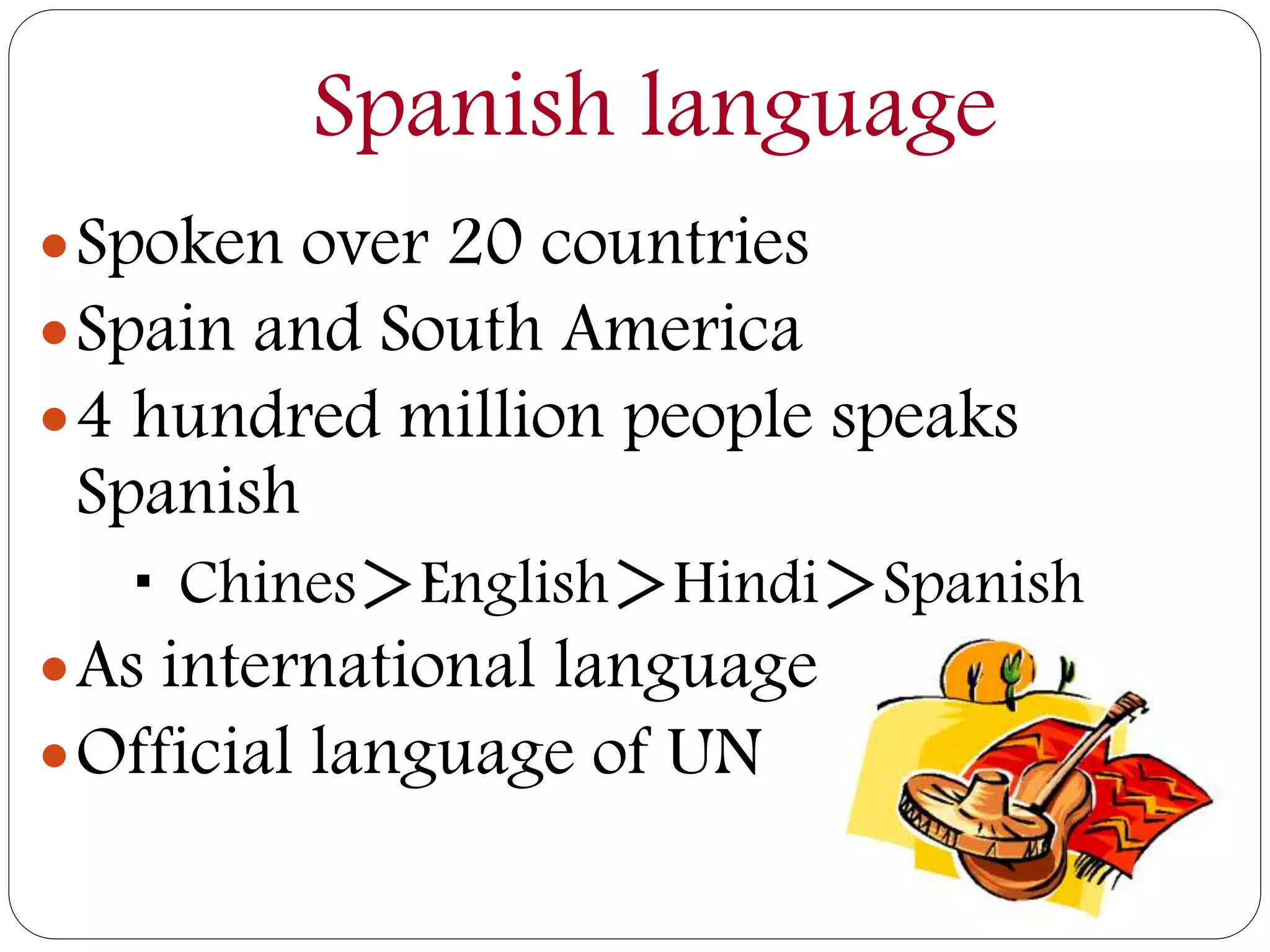 Variety of Spanish | PPTX