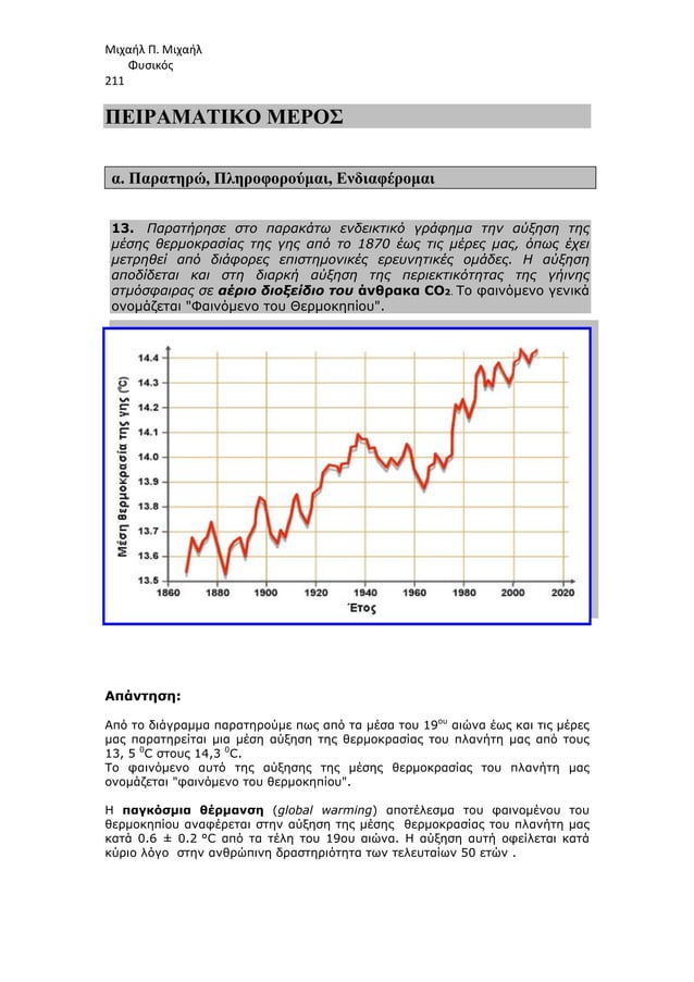Φ.Ε.9 ΦΑΙΝΟΜΕΝΟ ΘΕΡΜΟΚΗΠΙΟΥ - ΜΙΧΑΗΛ Π. ΜΙΧΑΗΛ | PDF