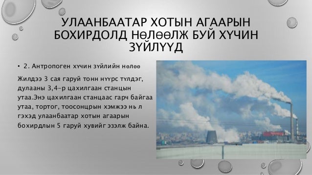 агаарын бохирдол