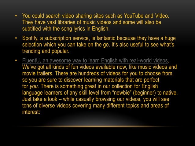 8 Great Tips to Learn English Through Songs and Music | PDF | Music ...