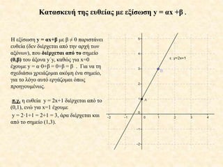 γραμμικά συστήματα δυο εξισώσεων με δυο αγνώστους | PPTX