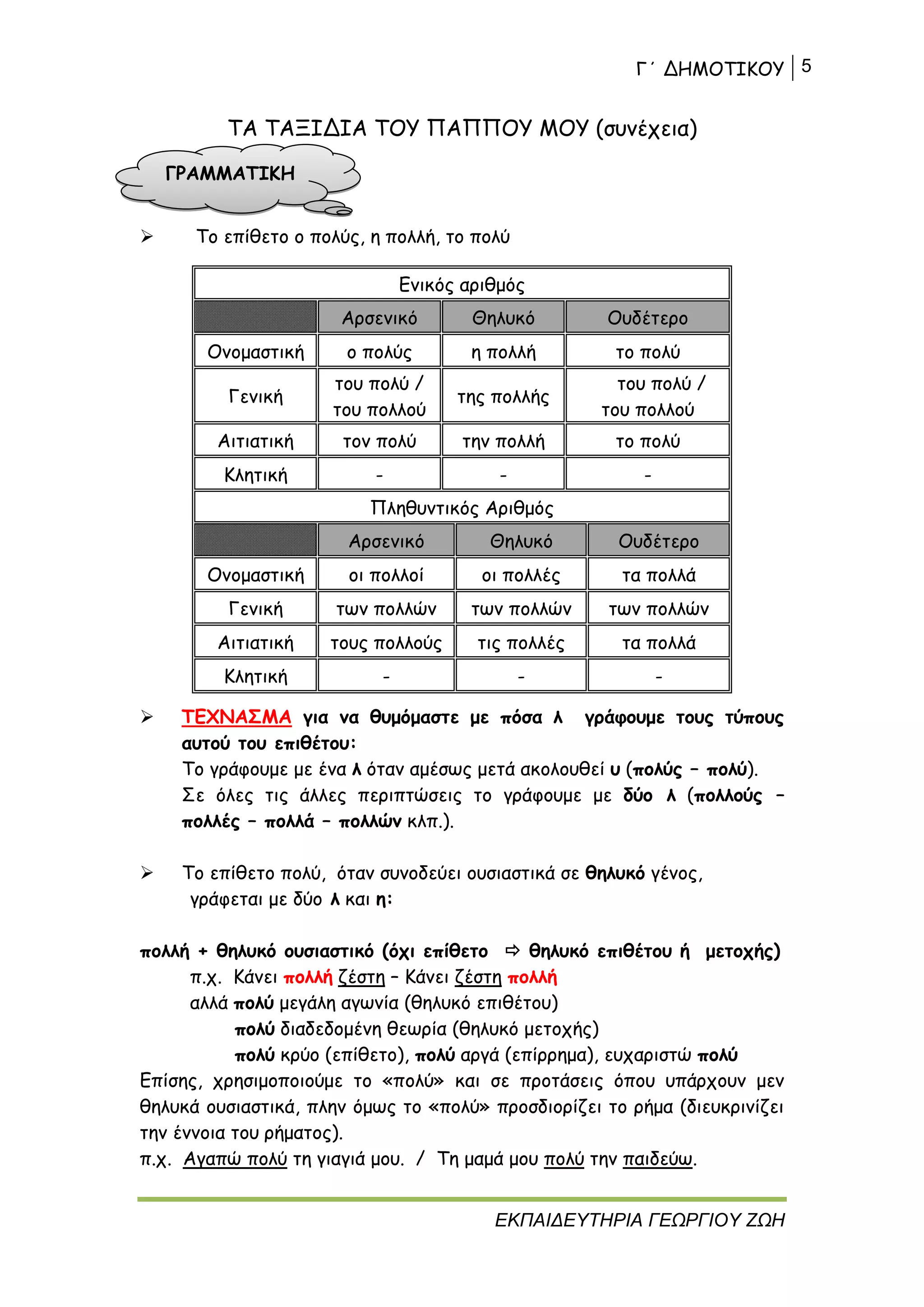 γ΄ δημοτικού γλώσσα γ΄ τεύχος | PDF