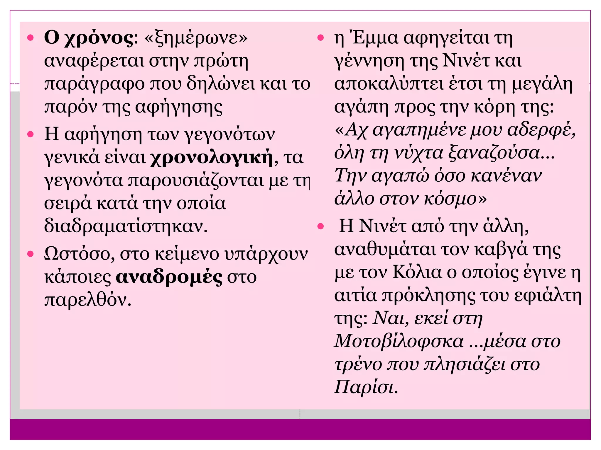 Ζωρζ Σαρή, Νινέτ | PPTX