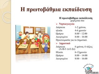 Το Εκπαιδευτικό Σύστημα της Ελλάδας | PPTX