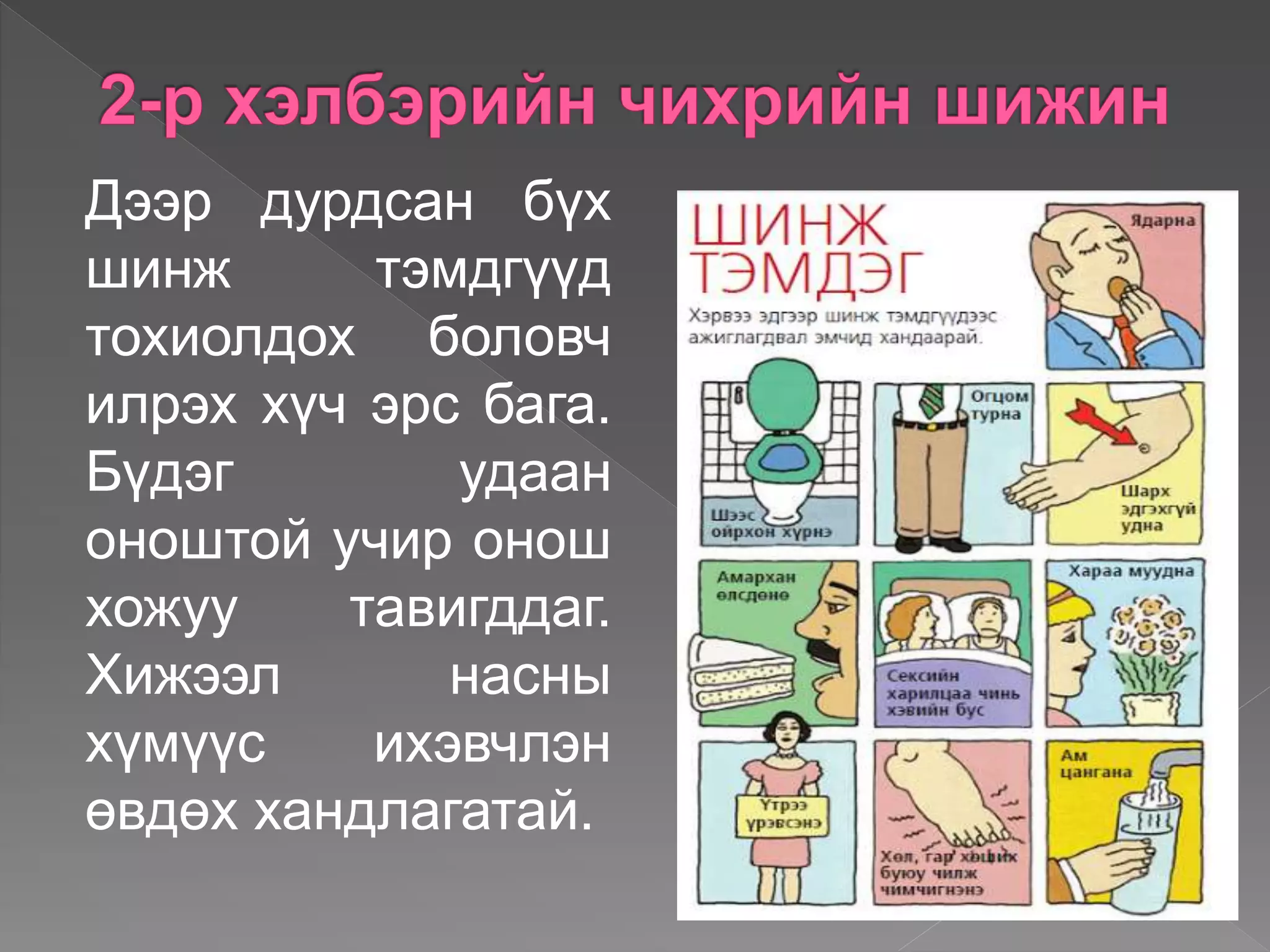 чихрийн шижин өвчин Pptx
