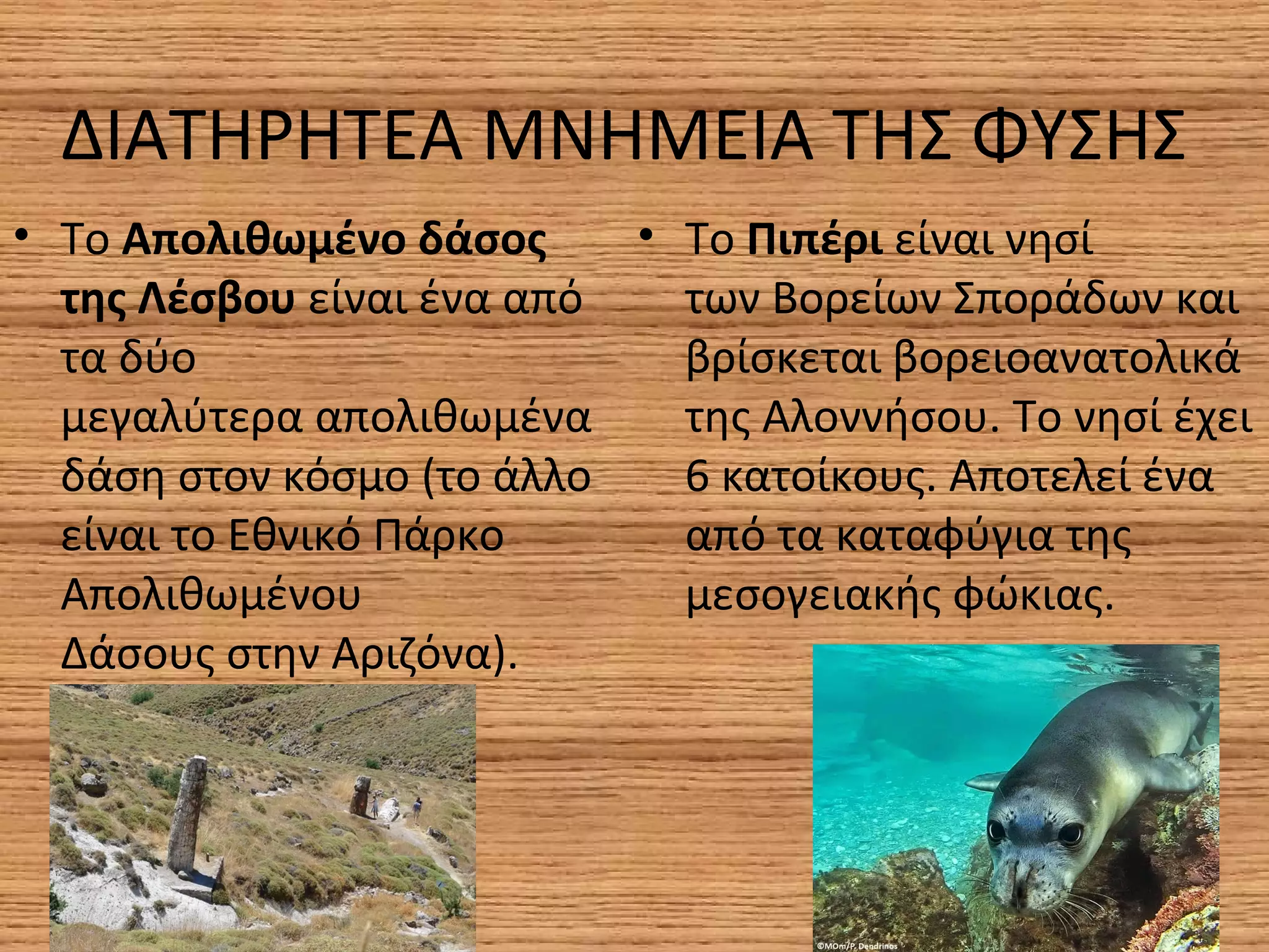 Προστατευόμενες περιοχές | PPT