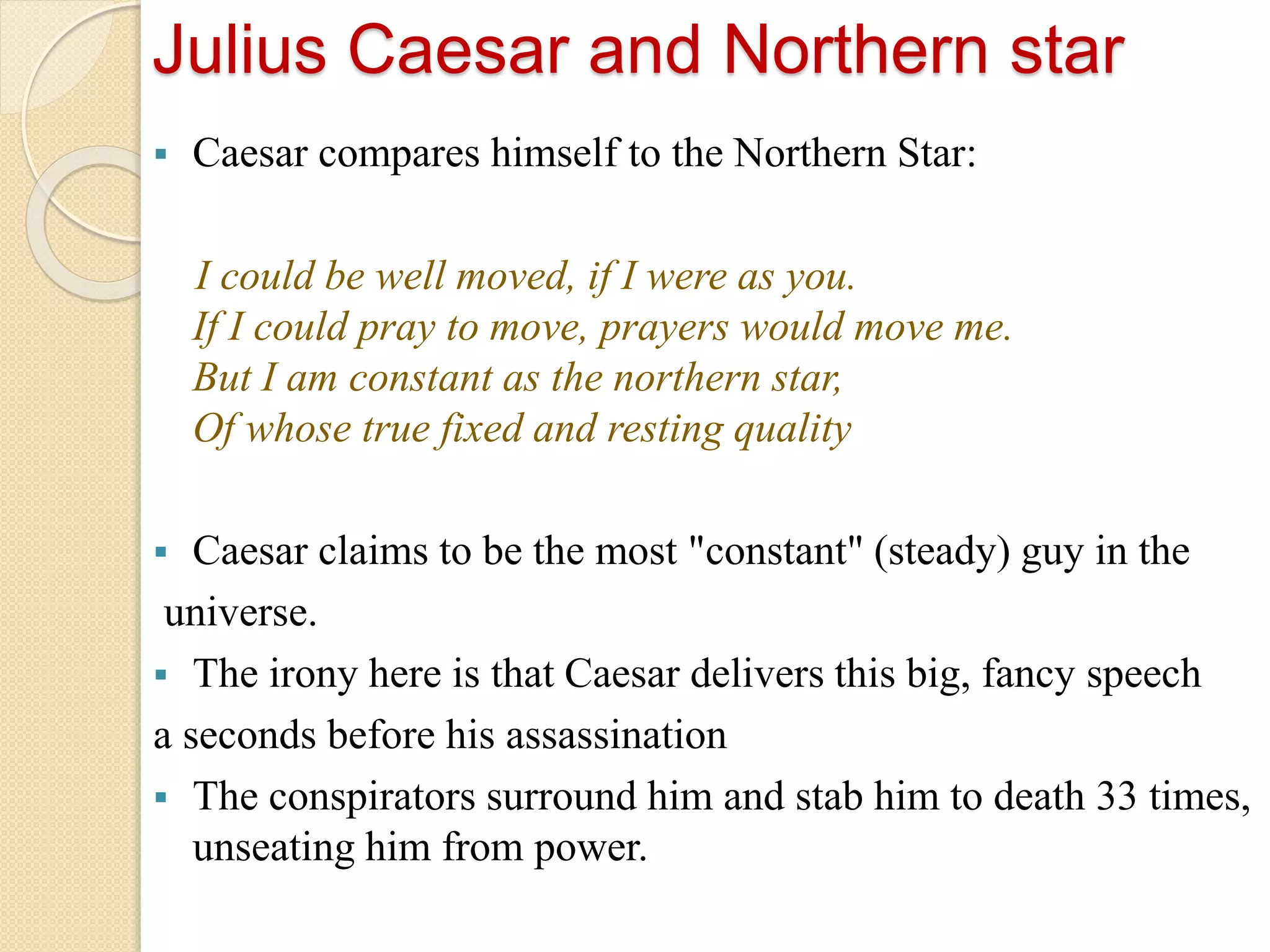 The Characters of Julius Caesar | PPTX