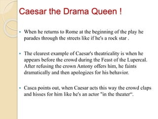 The Characters of Julius Caesar | PPTX