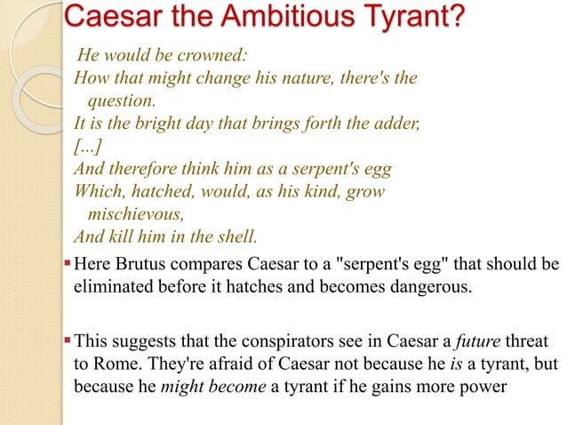 The Characters of Julius Caesar | PPT