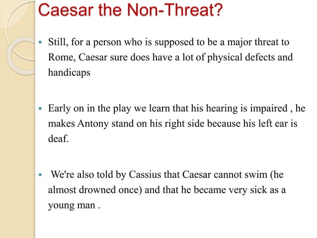 The Characters of Julius Caesar | PPT