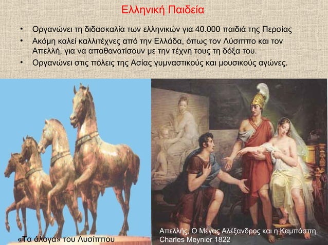 Το έργο του Αλεξανδρου | PPT