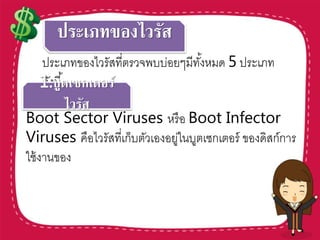 ประเภทไวรัสคอมพิวเตอร์ | PPT