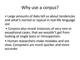 корпусная лингвистика | PPT