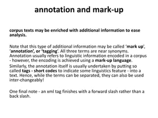 корпусная лингвистика | PPT