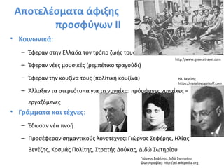 Το προσφυγικό και τα αίτια β παγκόσμιου | PPT