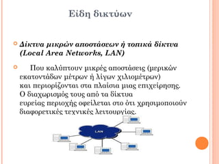 εισαωγη στα δικτυα υπολογιστων | PPT