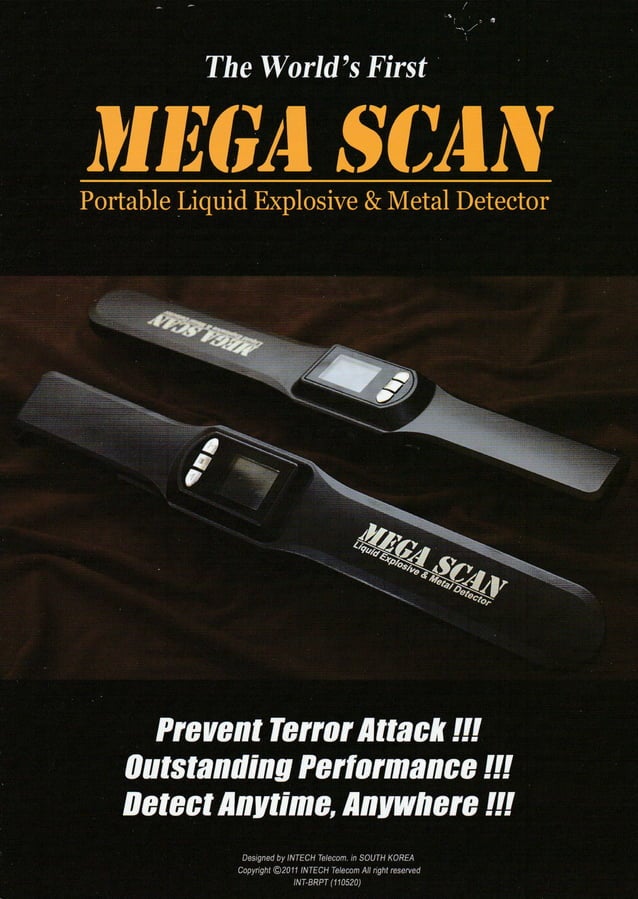 Portable Liquid Explosive & Metal Detector | PDF