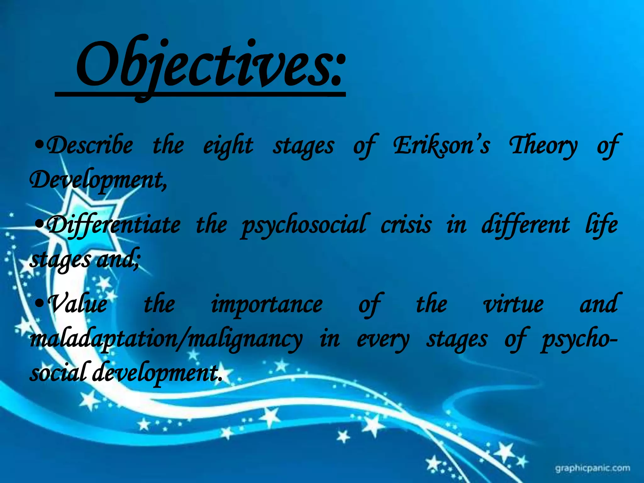 Erikson’s development theory | PPTX