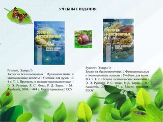 Зоология: беспозвоночные и позвоночные | PPT