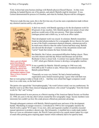 The Story of XerographyThe Story of Xerography | PDF