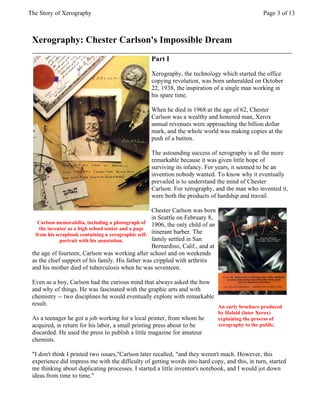 The Story of XerographyThe Story of Xerography | PDF