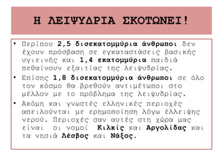 Λειψυδρία | PPTX