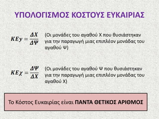 κοστος ευκαιριας | PPTX
