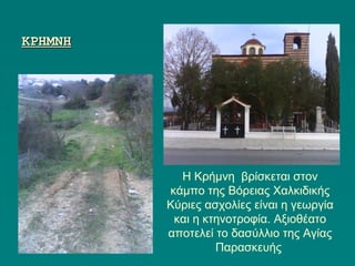 ΜΕΝΟΥΜΕ ΟΡΕΙΝΗ ΧΑΛΚΙΔΙΚΗ | PPT