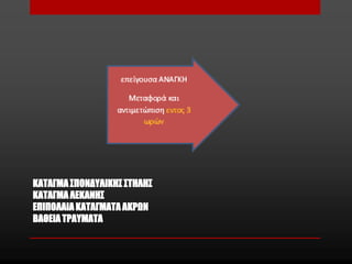 "πρωτες βοηθειες" | PPTX