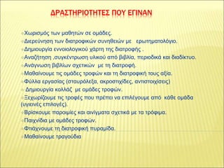 η οικογένεια της σωστής διατροφής | PPT