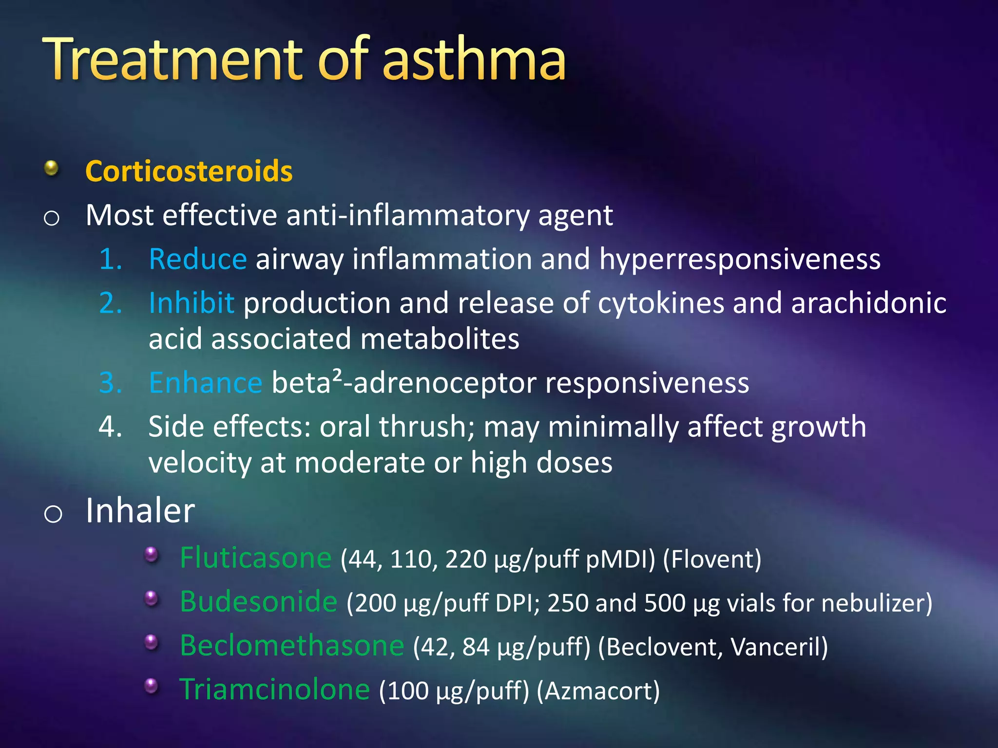 Asthma & allergic rhinitis | PPTX