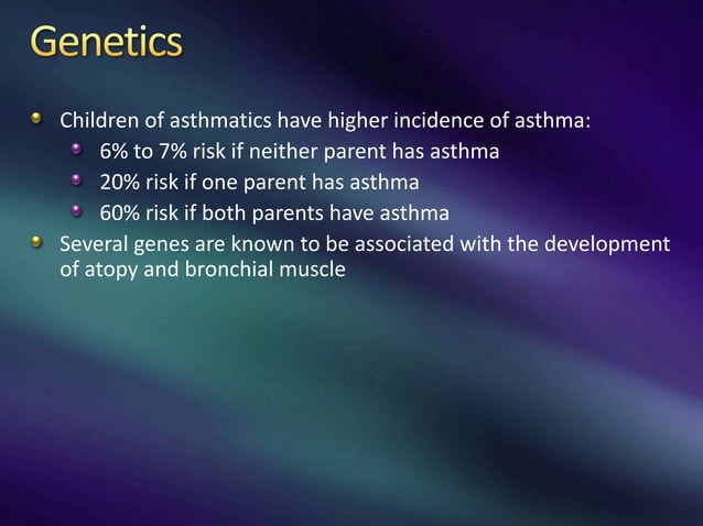 Asthma & allergic rhinitis | PPTX