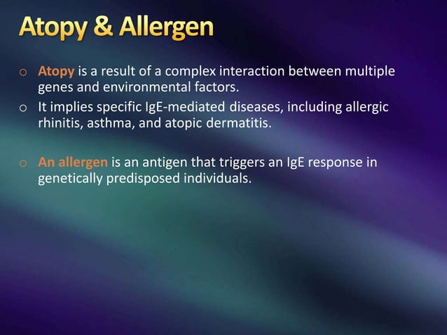 Asthma & allergic rhinitis | PPTX