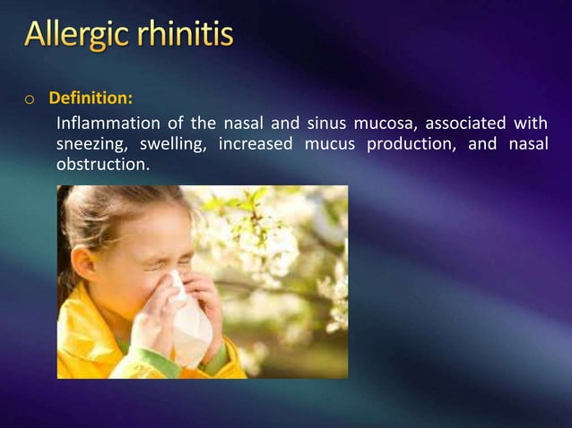 Asthma & allergic rhinitis | PPTX
