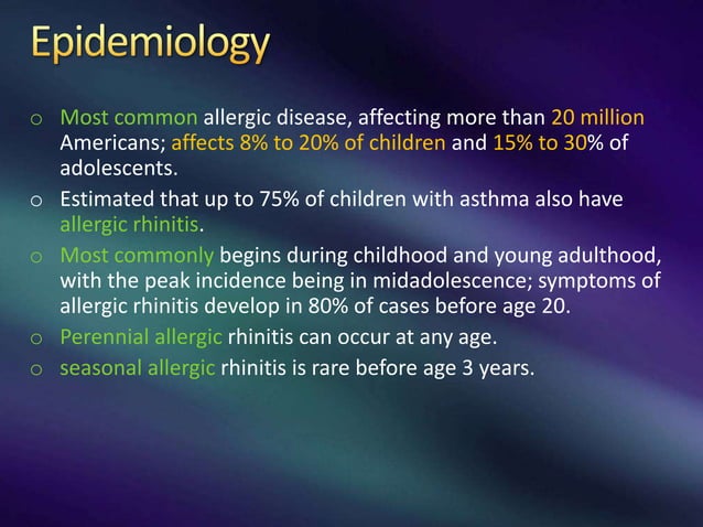 Asthma & allergic rhinitis | PPTX