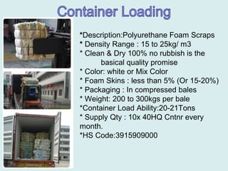 Rebounded Foam Material | PPT