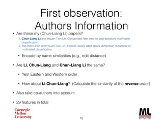 李俊良/Feature Engineering in Machine Learning | PDF | Computing ...