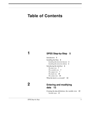 SPSS Step-by-Step | PDF