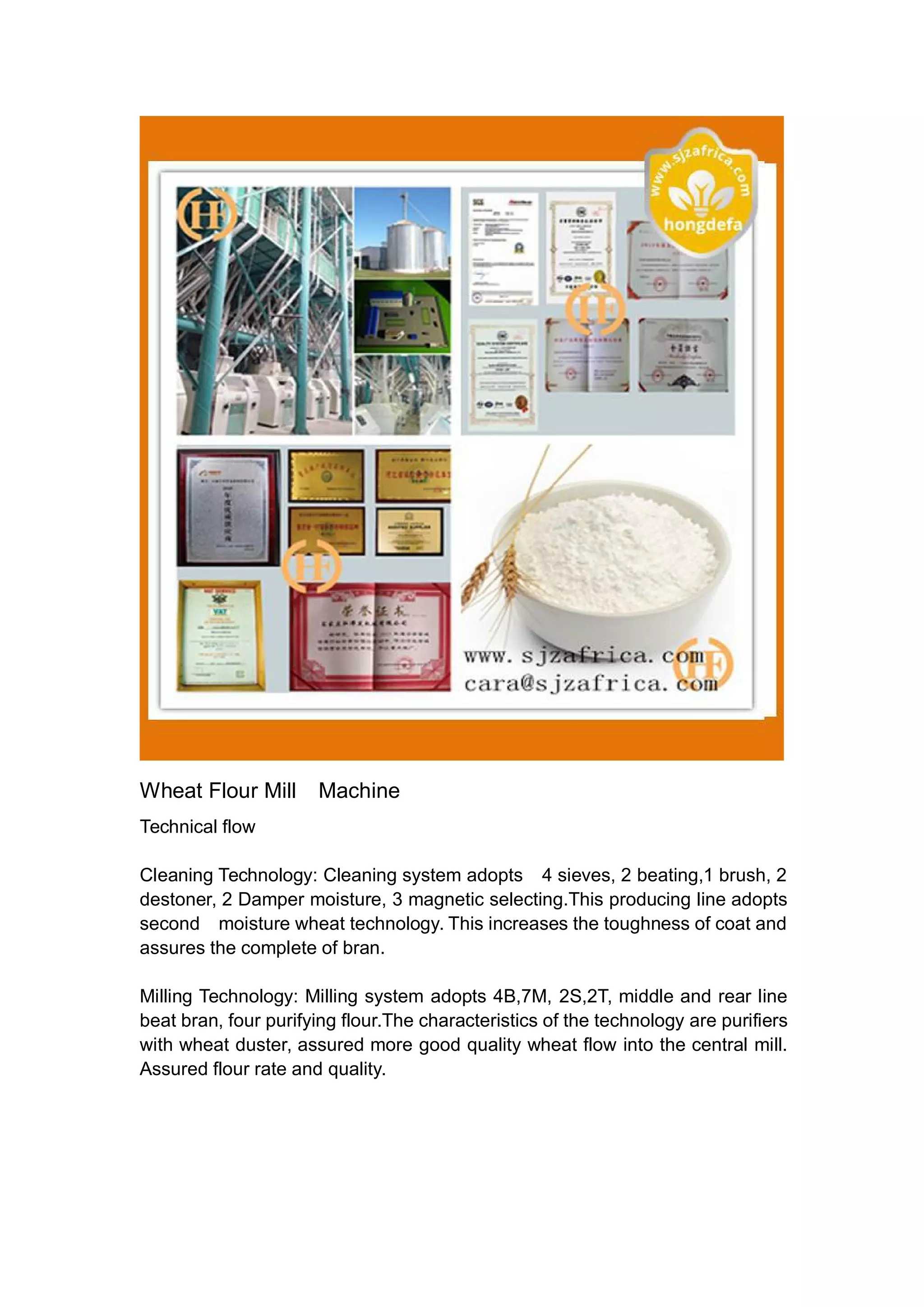 Wheat Flour Mill Machine and Corn Maize Milling Machine | PDF