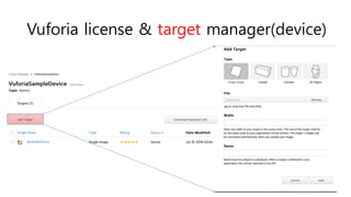 AR tool - Vuforia | PPT