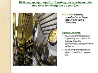 επαγγελματική εκτίμηση κινδύνου σε εστιατόριο | PPT