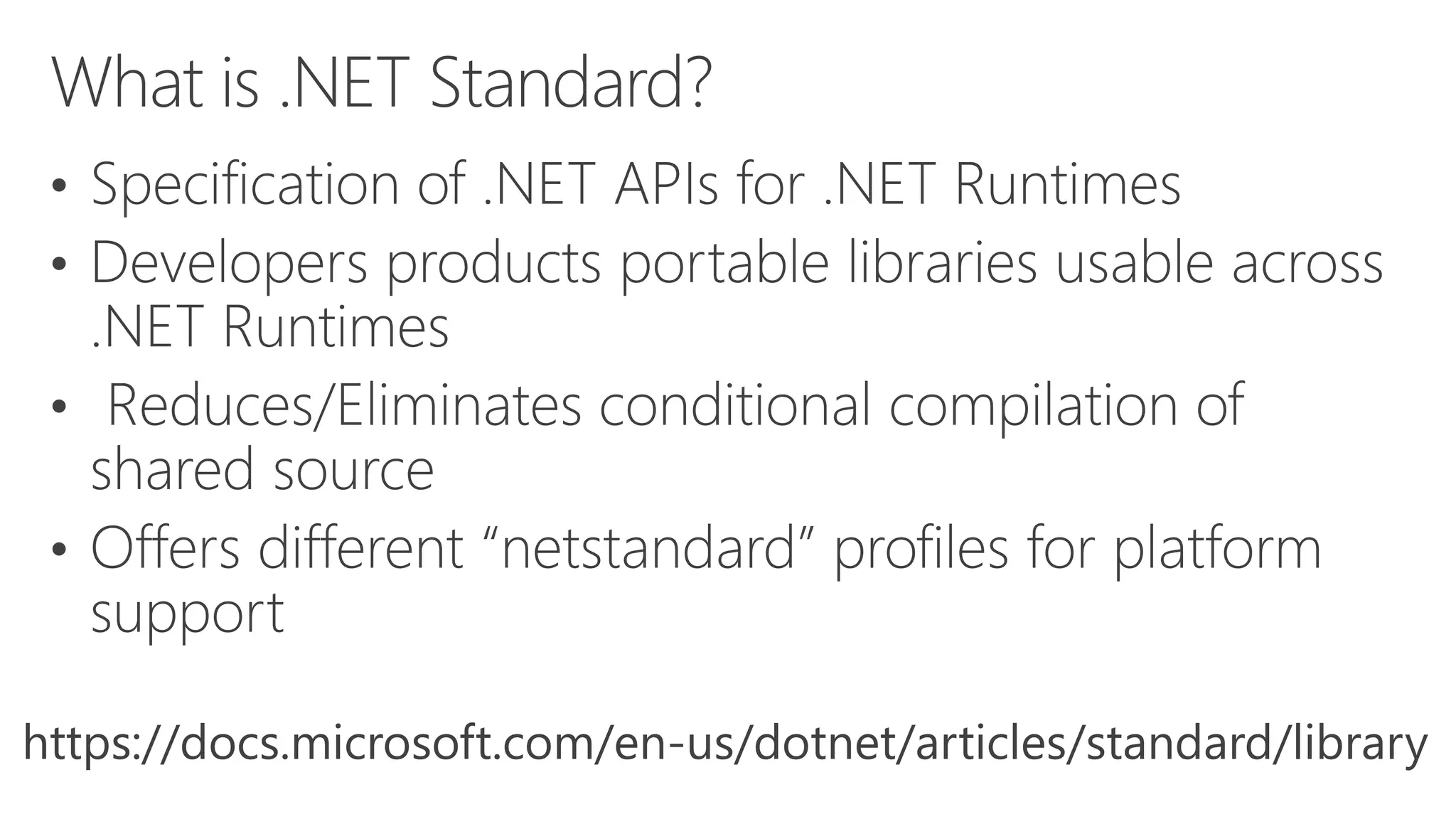 .Net Standard Libraries and Xamarin | PPTX